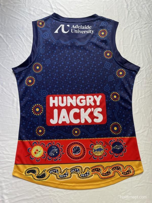 25/26 Adelaide Crows Navy with Indigenous Aboriginal Art Crow Design ...